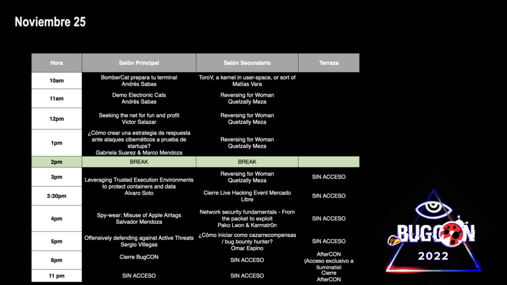 BugCON: Congreso de ciberseguridad para todxs - HackerGirl